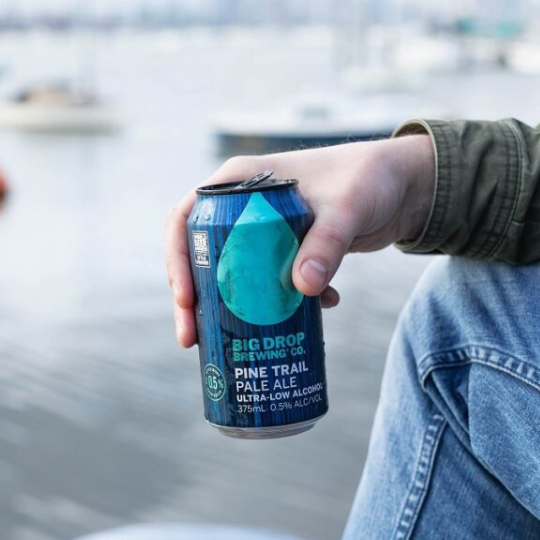 Big Drop Pine Trail Non-Alcoholic Pale Ale – Drink Free Co