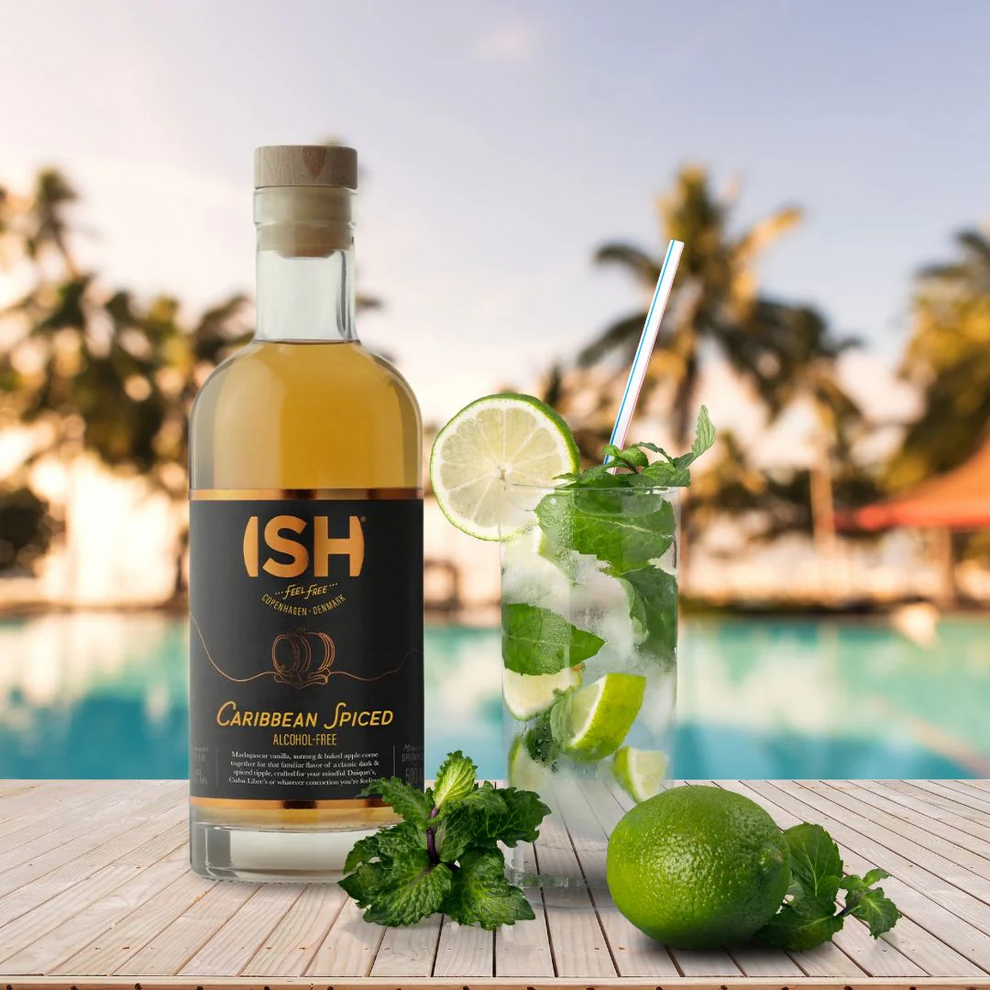 ISH Caribbean Spiced Non Alcoholic Rum – Drink Free Co