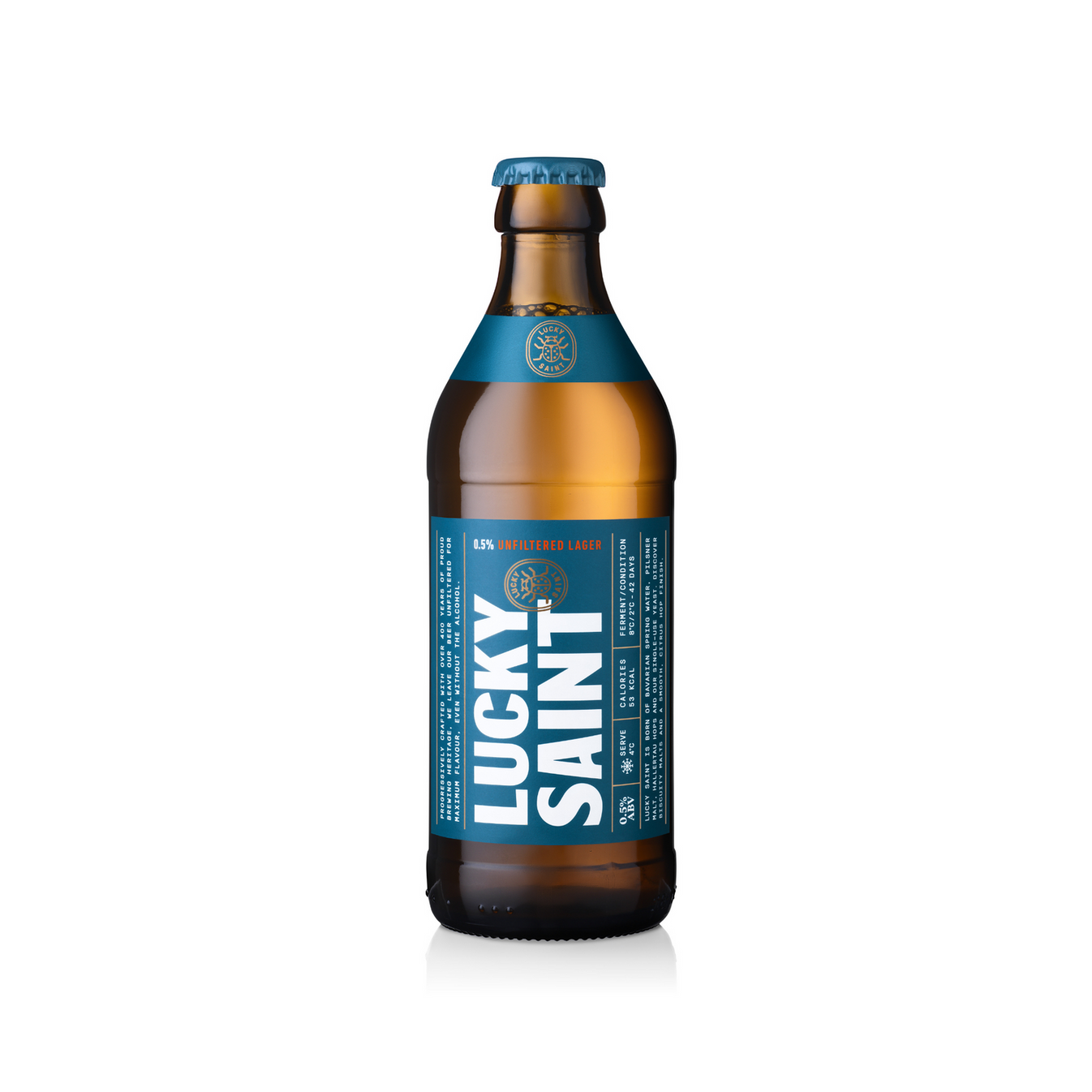 Lucky Saint Lager Non Alcoholic Beer – Drink Free Co